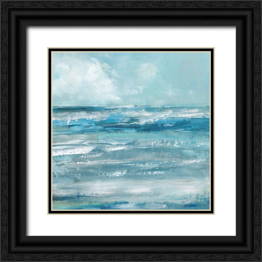 Swatland, Sally 26x26 Black Ornate Wood Framed with Double Matting ...