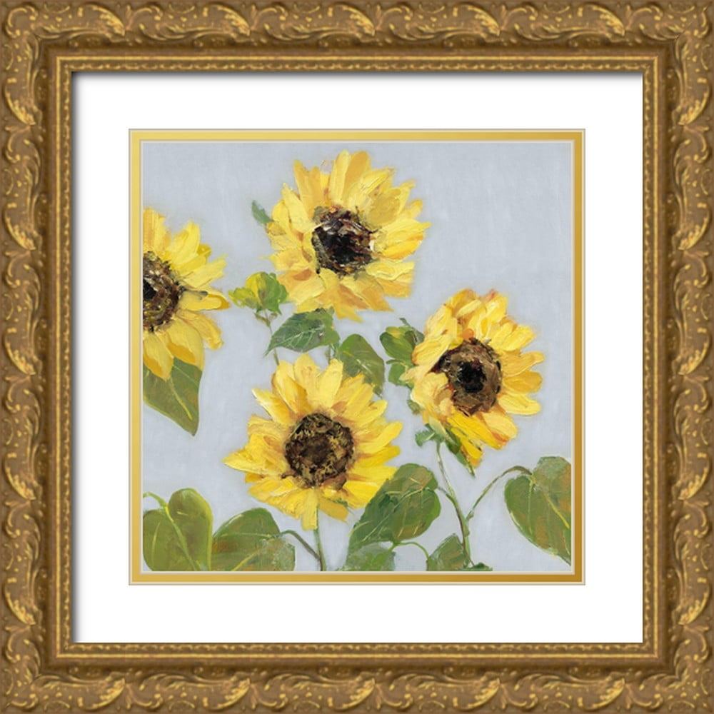 Swatland, Sally 26x26 Gold Ornate Wood Framed with Double Matting ...