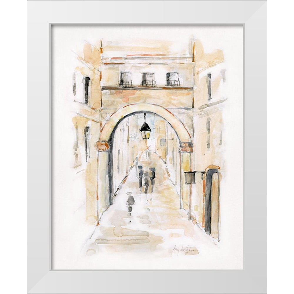 Swatland, Sally 26x32 White Modern Wood Framed Museum Art Print Titled ...