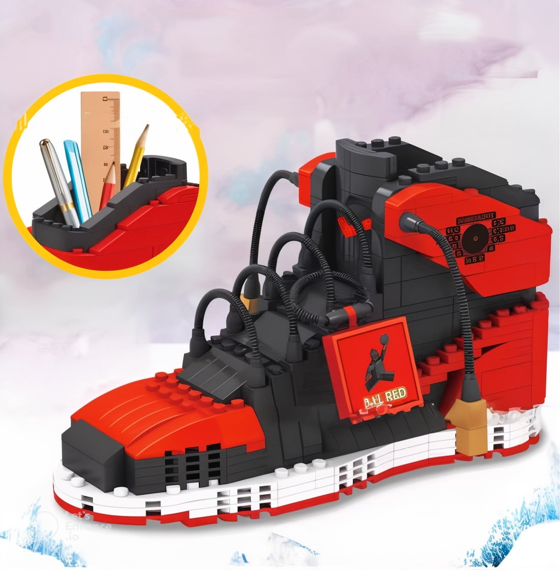 Swatow PR Sneaker Block Set 474 Pieces, Pencil Box, Perfect for Little ...