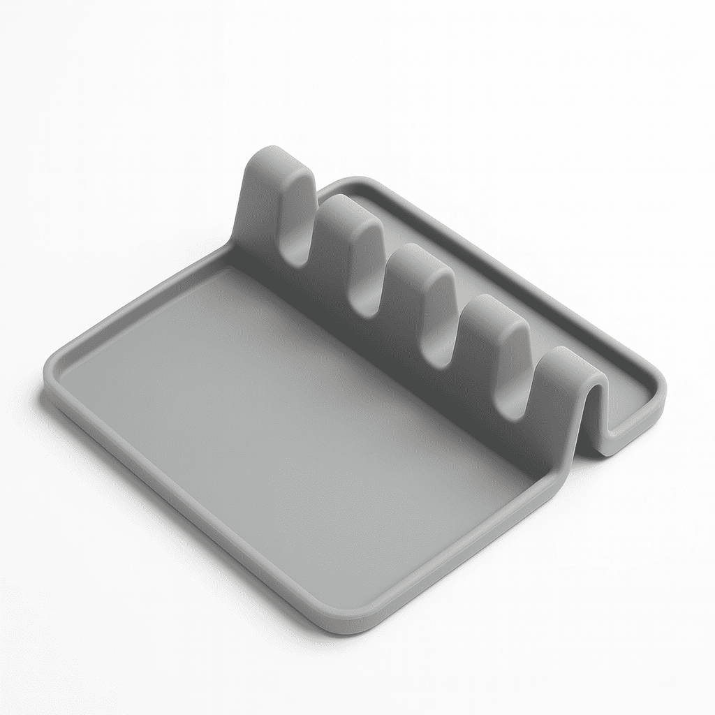 Swayvoo silicone Spoon Rest with 4 Slots – Heat-Resistant Utensil ...