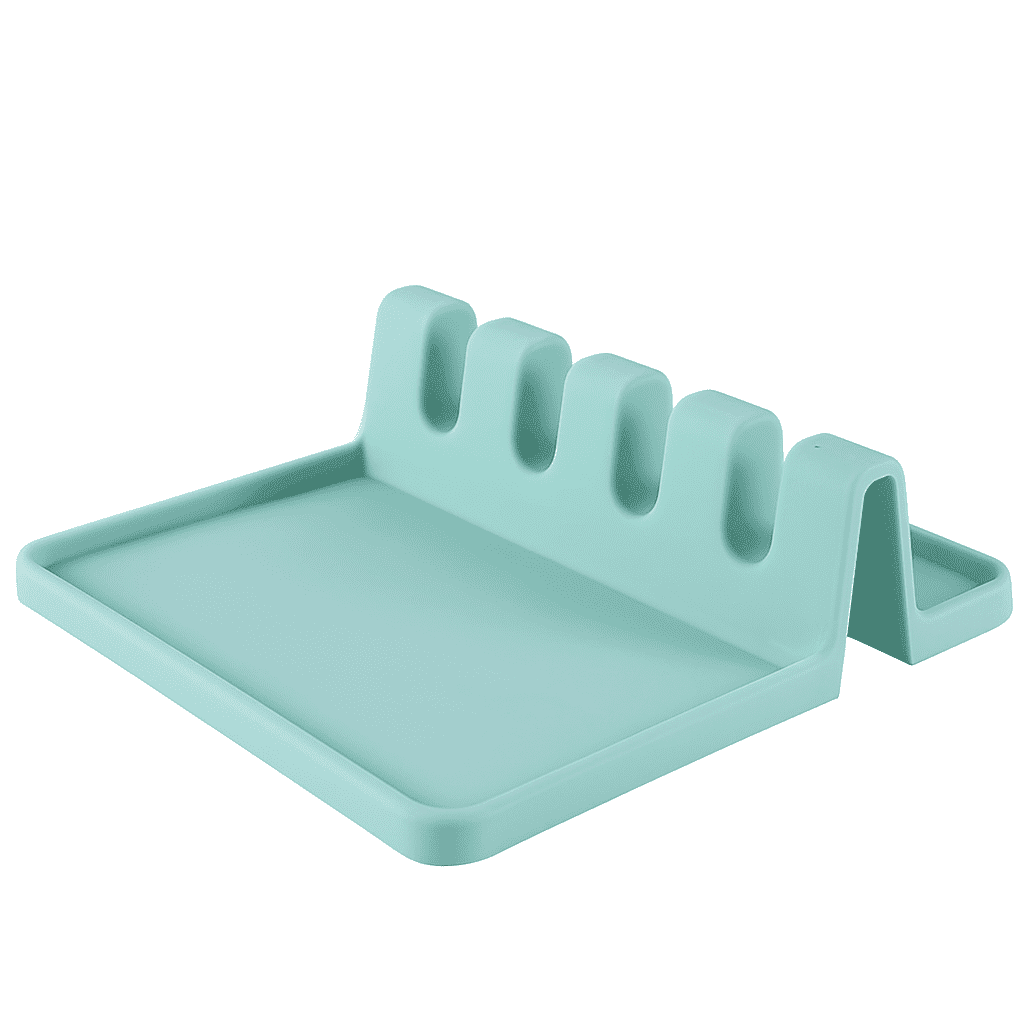 Swayvoo silicone Spoon Rest with 4 Slots – Heat-Resistant Utensil ...