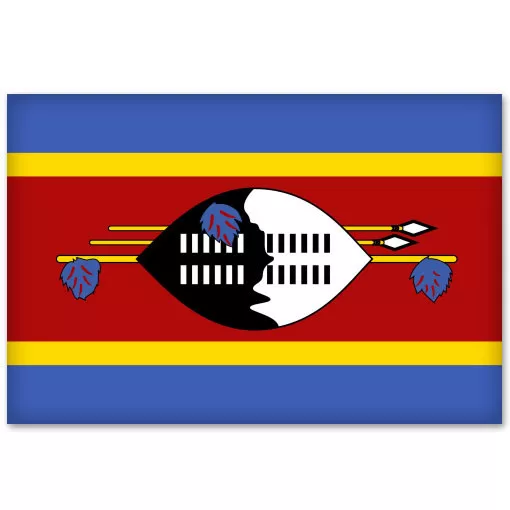 Swaziland Flag Sticker Window Decal Phone Decal Water Bottle Stickers ...