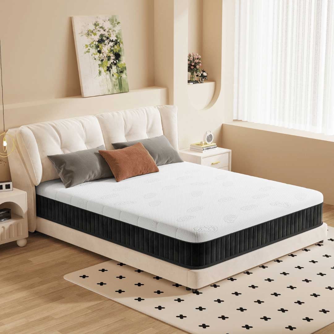Swbvs Full Mattress 10 inch Firm Individually Wrapped Pocket Coils ...