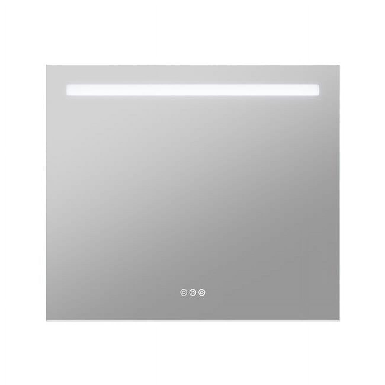 Swcorp 28 x 32 in. Anzzi LED Front, Top & Bottom Light Bathroom Mirror ...