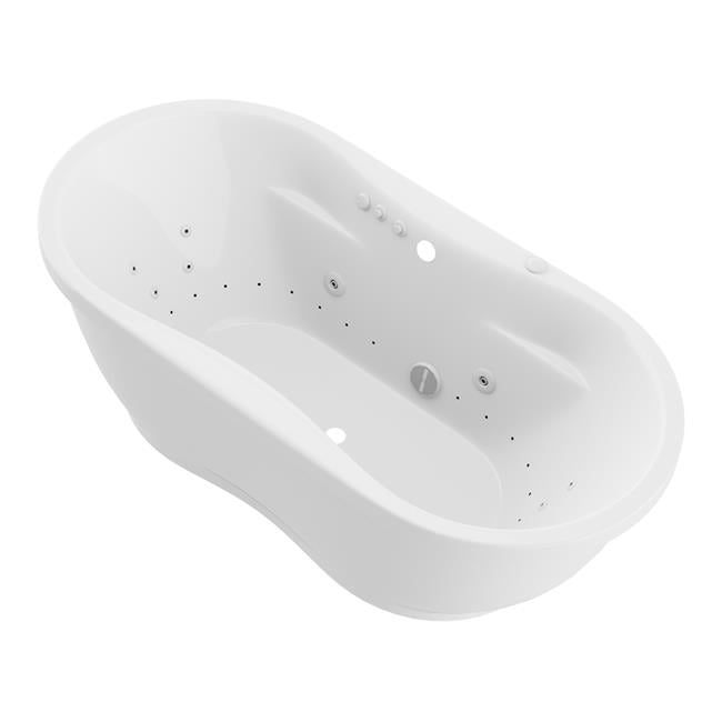 Swcorp FT-AZ102 6 ft. Lori Whirlpool & Air Bath Tub in White - Walmart.com