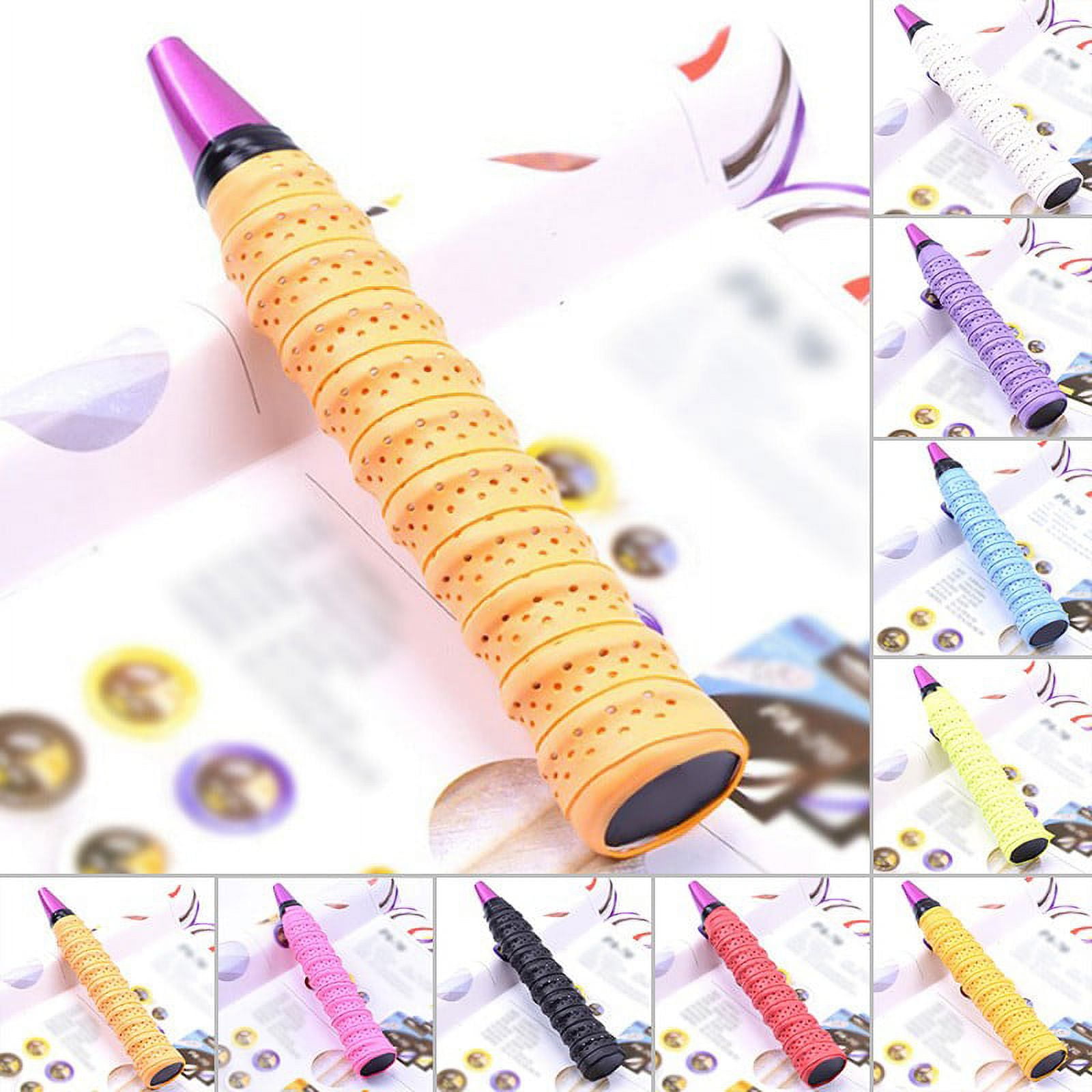 Sweat Absorbing Handle Grip Tape Racquet Badminton Insulation Over Grip ...