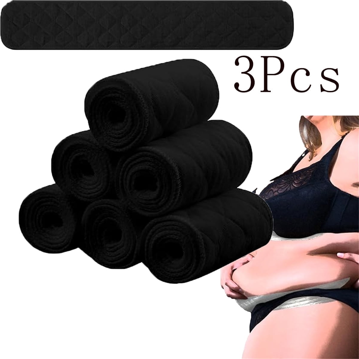 Sweat Bra Liners,Tutuviw 3 Pcs 3 Layer Washable Rectangle Under Bra ...