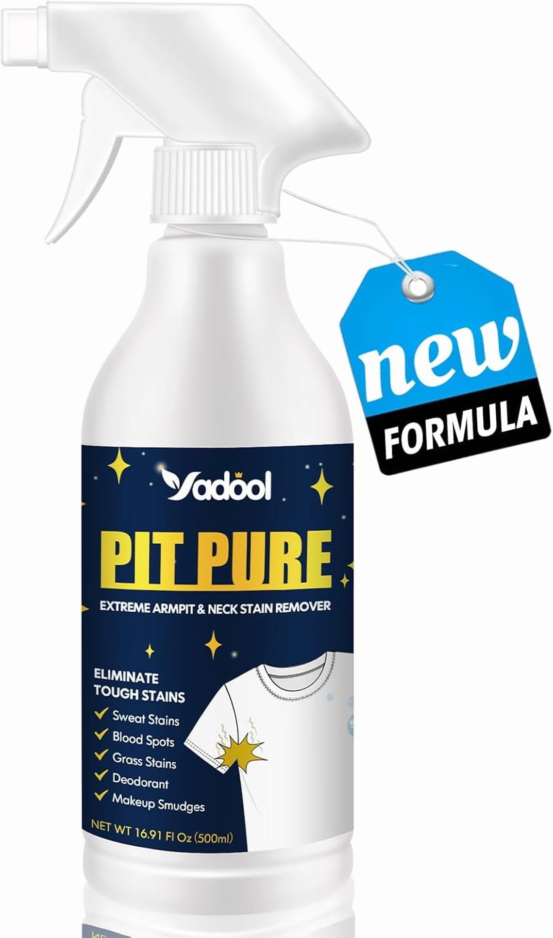 Sweat & Deodorant Armpit Stain Remover for Clothes, Suitable for Multi ...