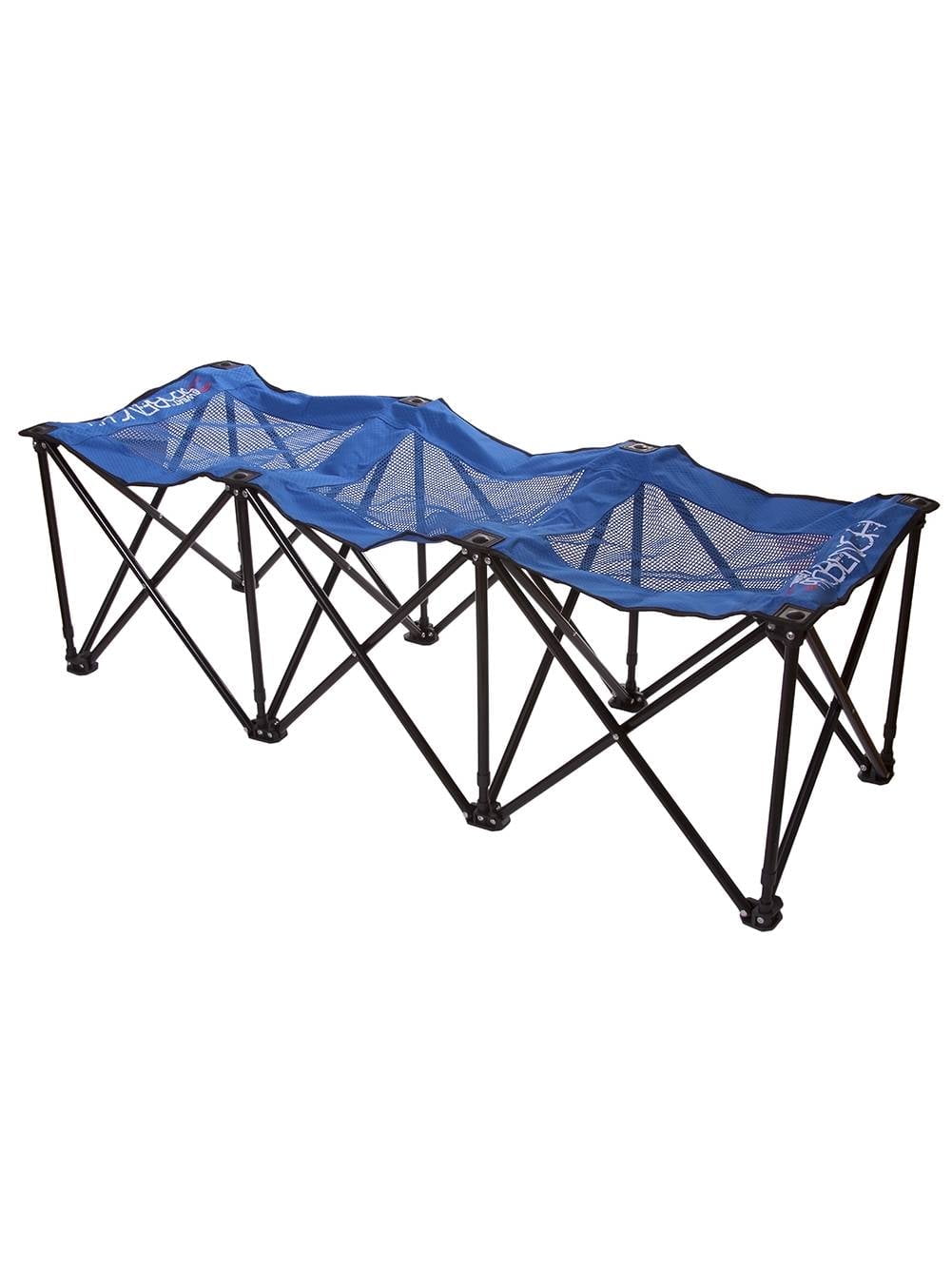 Sweat Pro Bench - 3 Seat Folding Sports Team Bench - Blue - Walmart.com