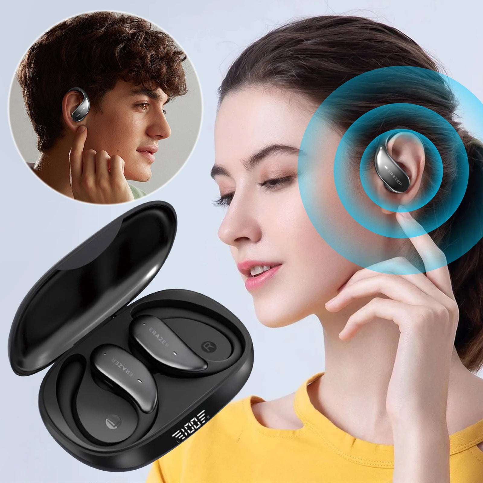 Sweat-Proof Wireless Earbuds Qwtwty Ear Hanging Bluetooth Earphones Are ...