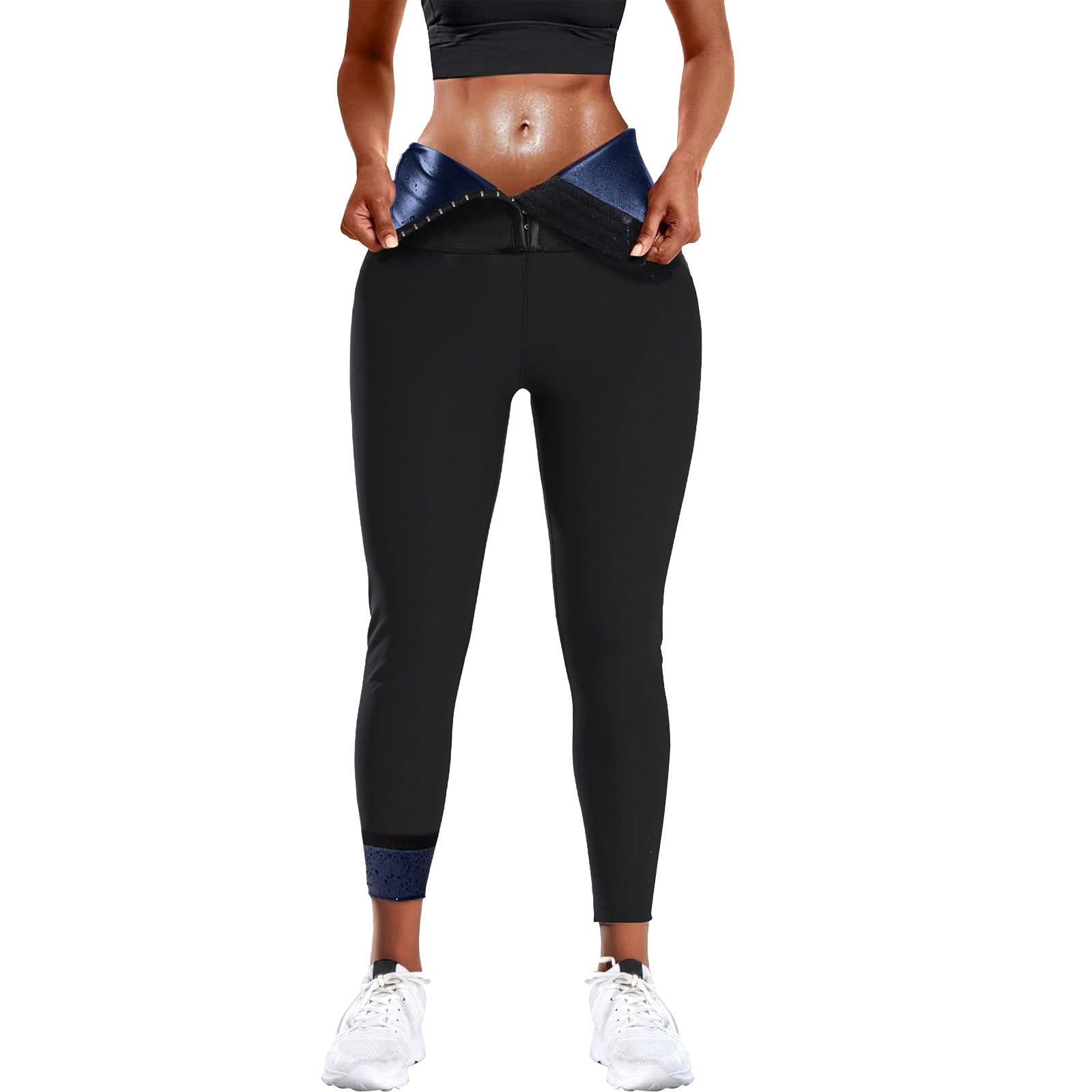 Sweat Sauna Pants For Women High Waist Trainer Leggings Compression ...