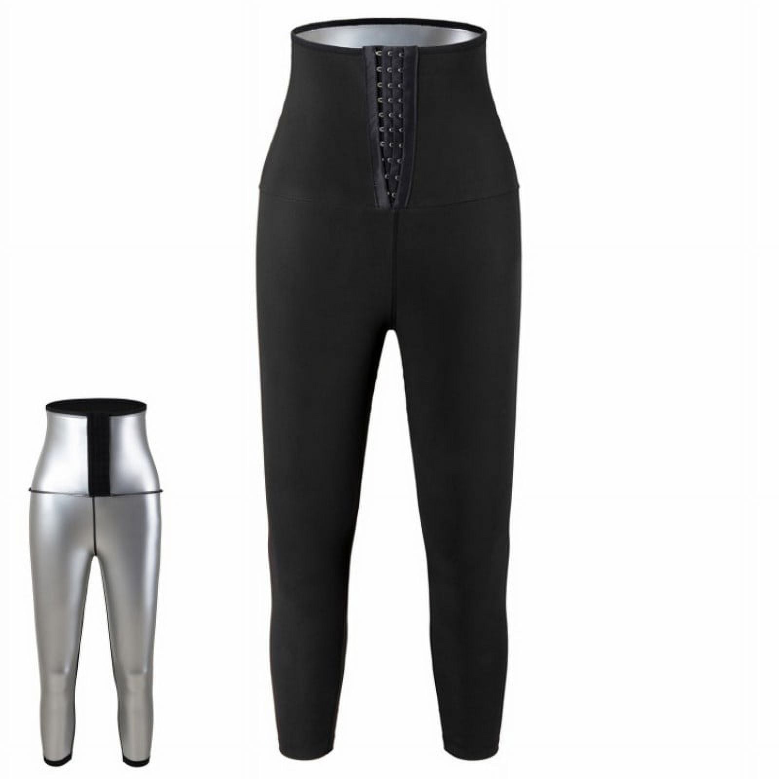 Sweat Shapewear Pants High Waisted Shorts Above Knee Pants Mid Thigh ...