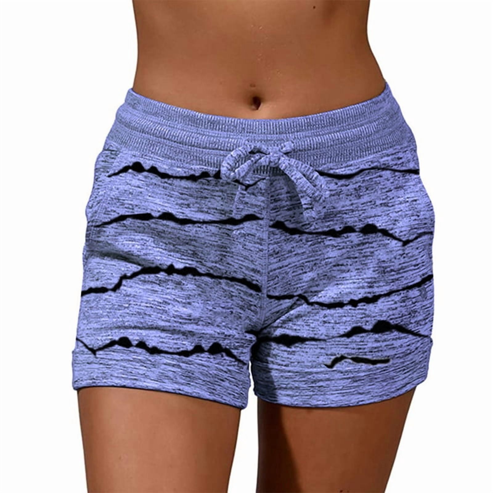 Sweat Shorts Women's Comfy Athletic Shorts High Waisted Workout Running ...