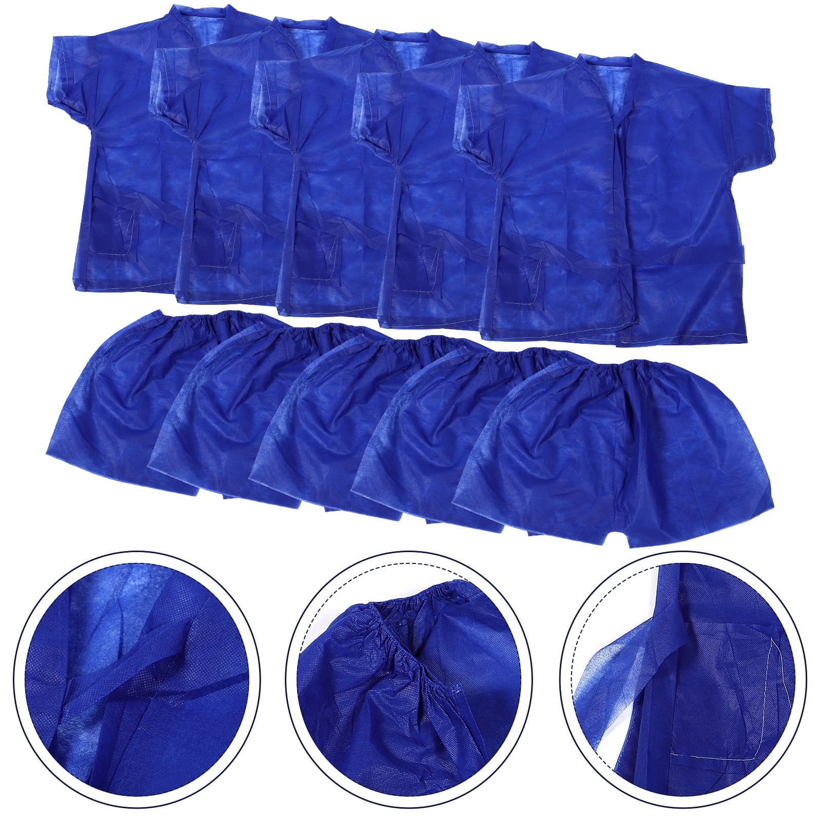 Beaupretty Sauna Suit Polyester Sweat Induction 5 Sets 76x0.3937x71x0 ...