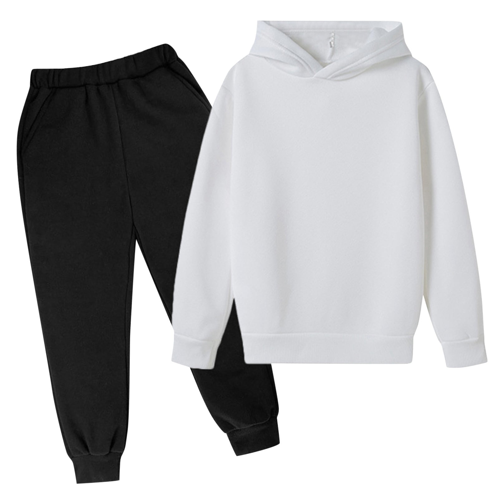 Sweat Suits For Girls Size 6x, Children Kids Casual Solid Color Long ...