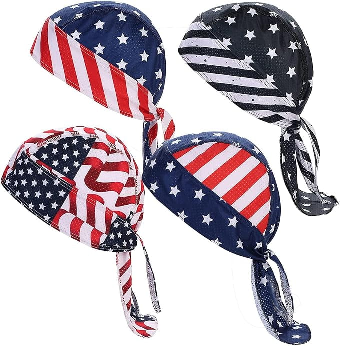 Sweat Wicking Doo Rag, Adjustable, Breathable, 4-Pack - Walmart.com