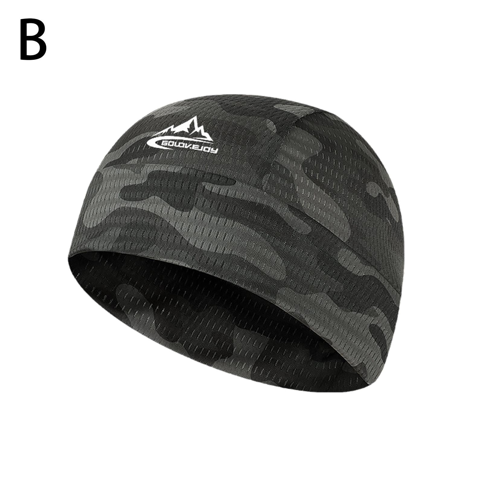 Sweat Wicking Helmet Liner Bike Hats Skull Caps Running Cap Caps Head ...