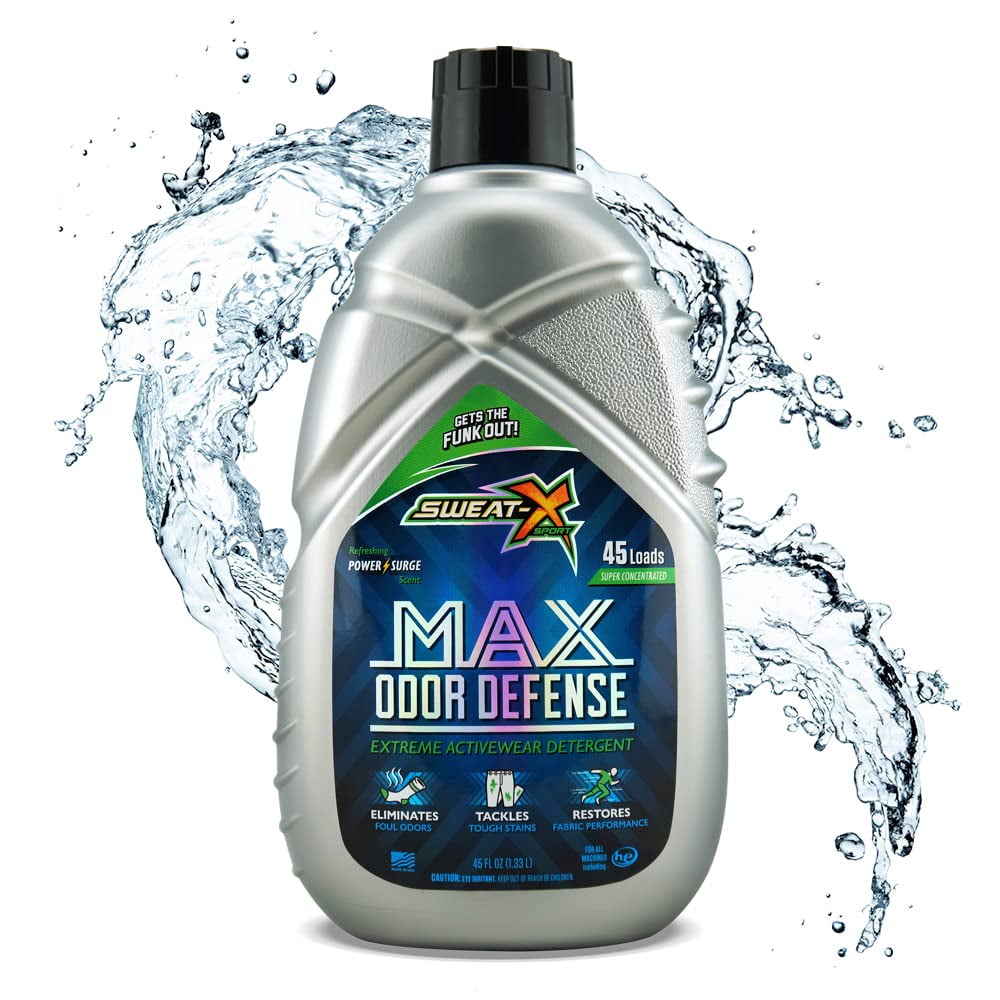 Sweat X Max Odor Defense Laundry Detergent – Remove the Worst Odors ...