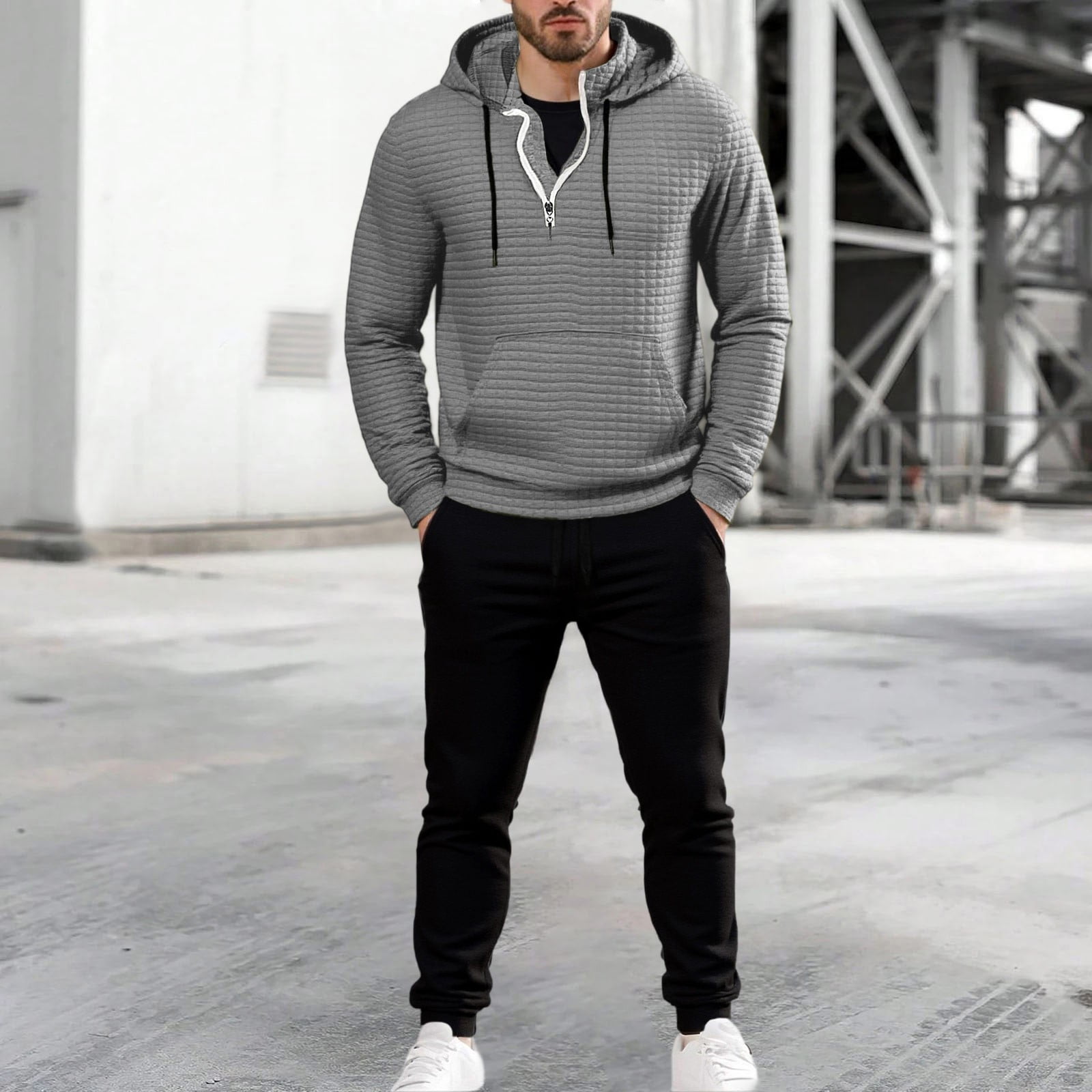 Sweat suits men Tracksuits 2 Piece sets Athletic Full Zip Tracksuit ...