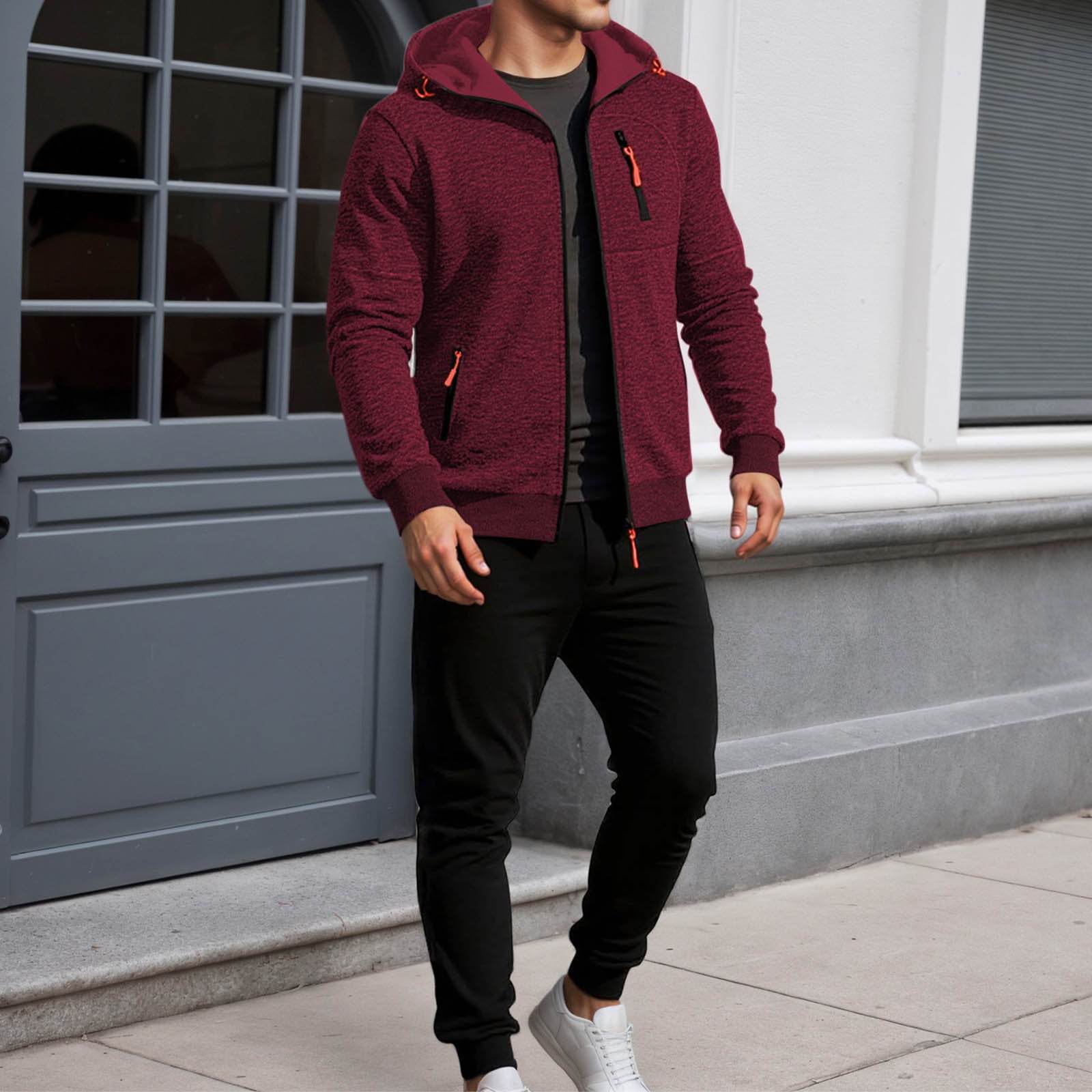 Sweat suits men Tracksuits 2 Piece sets Athletic Full Zip Tracksuit ...