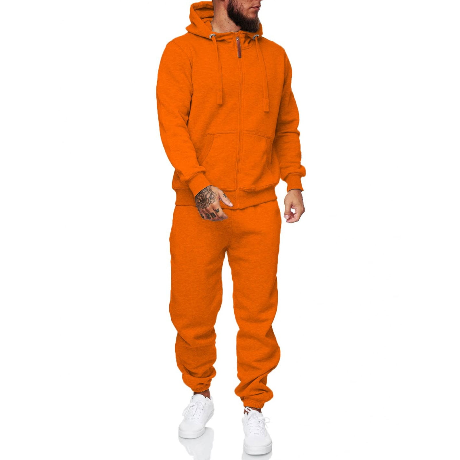 Sweat suits men Tracksuits 2 Piece sets Athletic Jogging suits Casual ...