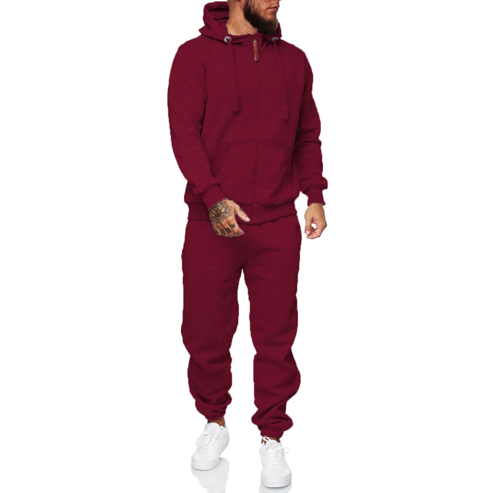 Sweat suits men Tracksuits 2 Piece sets Athletic Jogging suits Casual ...