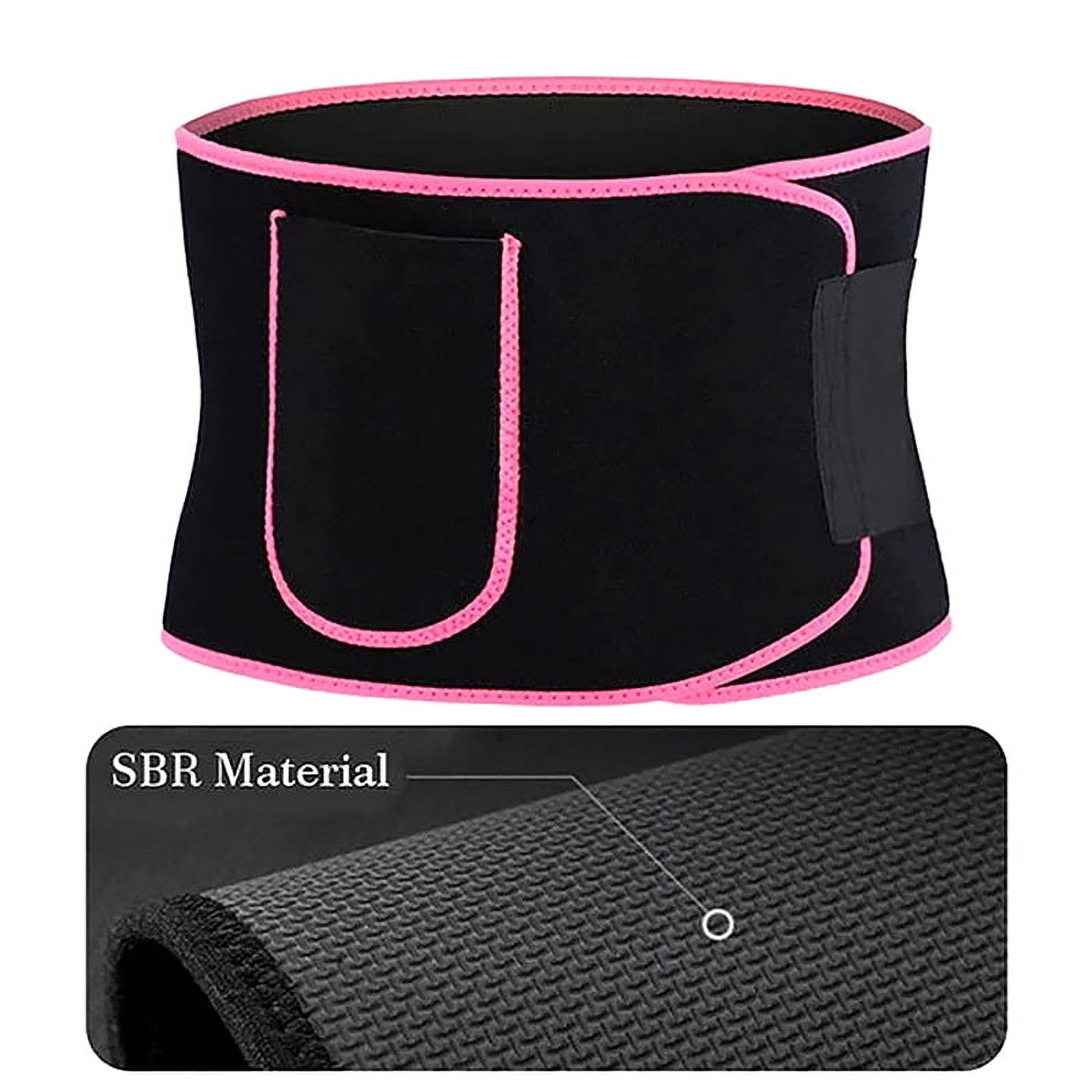 Sweat waist protection belt sports body sculpting belt fitness abdomen ...