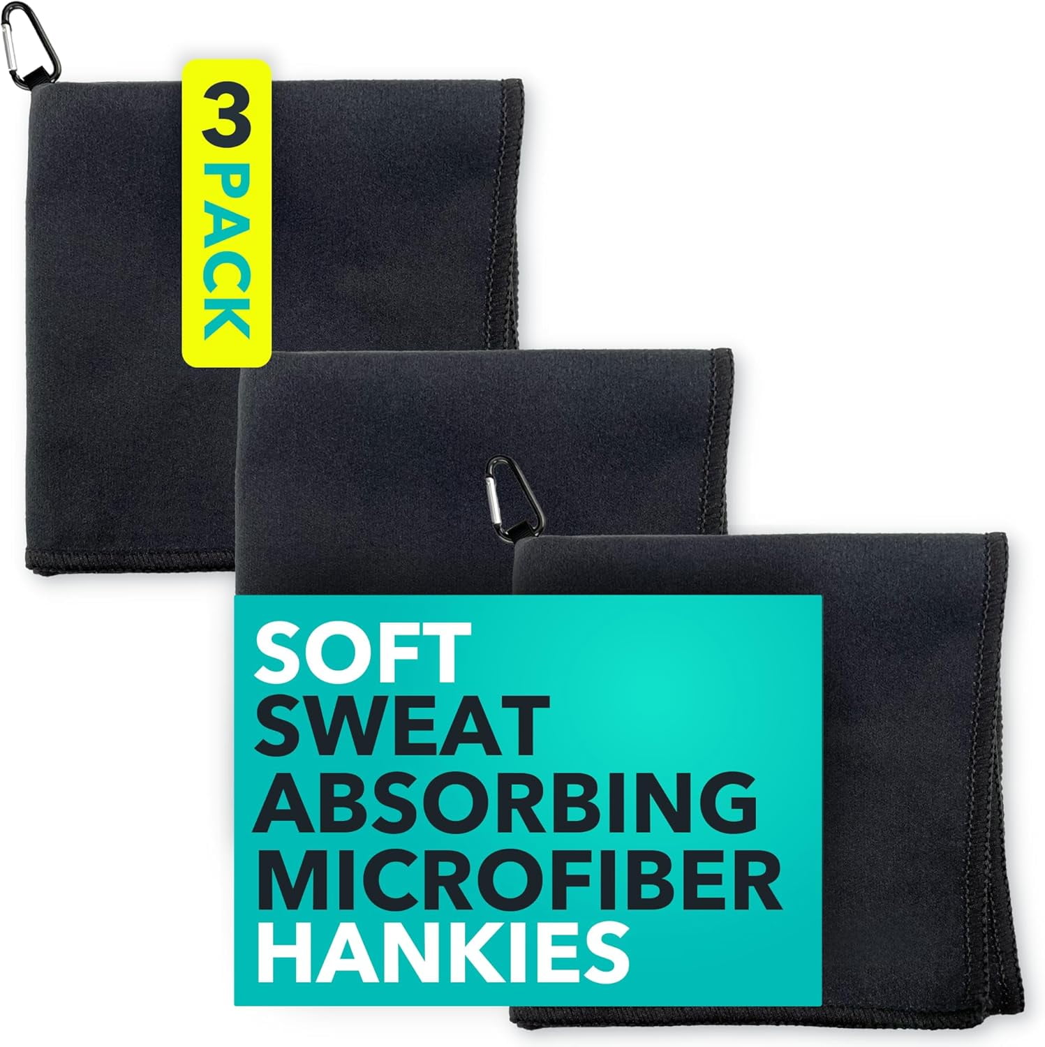 SweatBlock Microfiber Sweat Absorbing Handkerchief - Sport, Gym, Daily ...