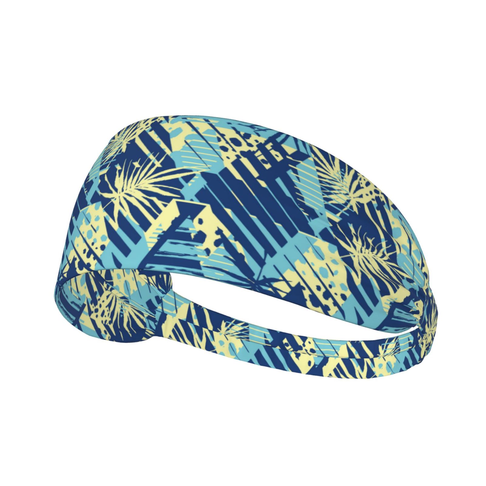 Sweatbands Headbands for Men Women, Hawaiian Style Stripe Sports ...