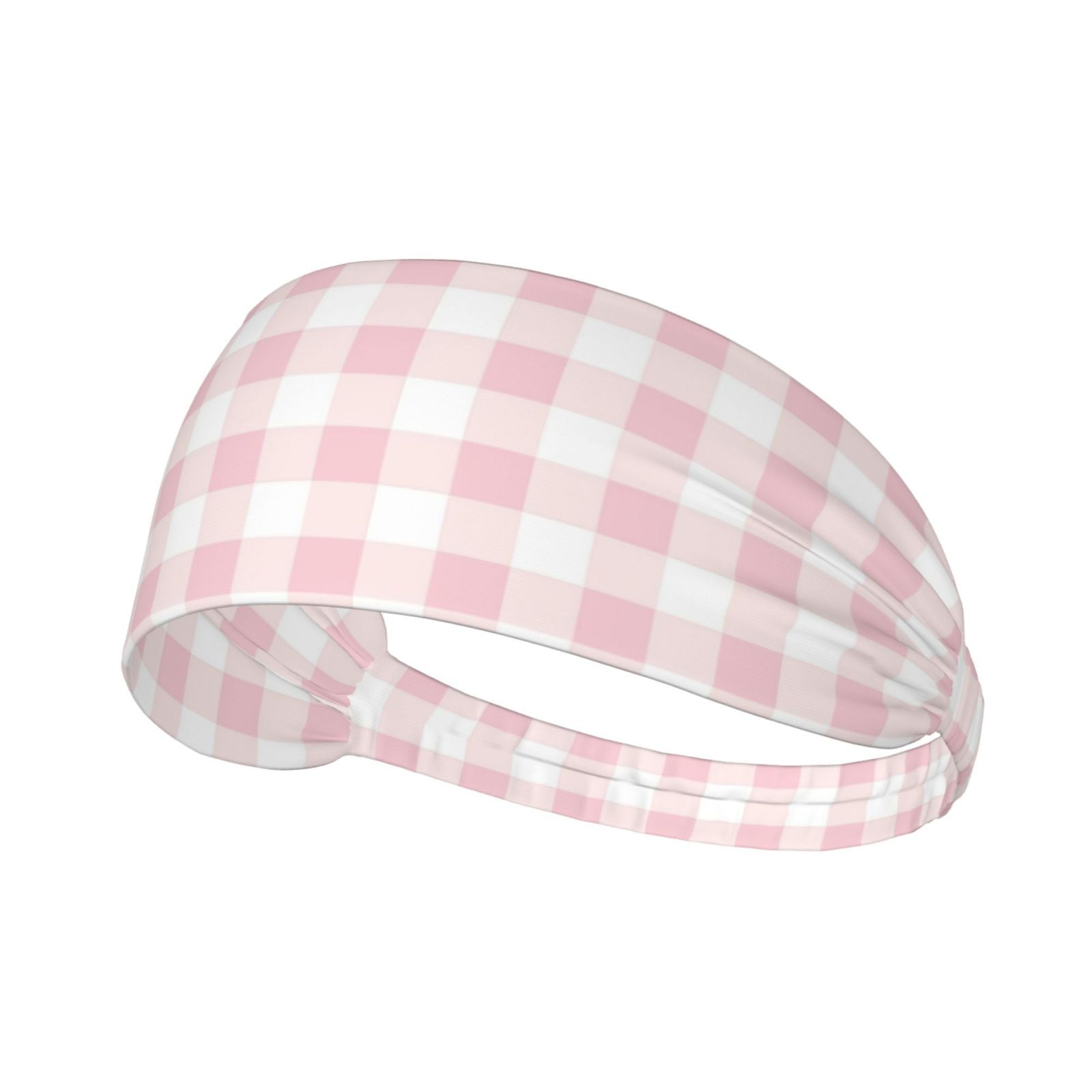 Sweatbands Headbands for Men Women, Pink Checkboard A Sports Workout ...