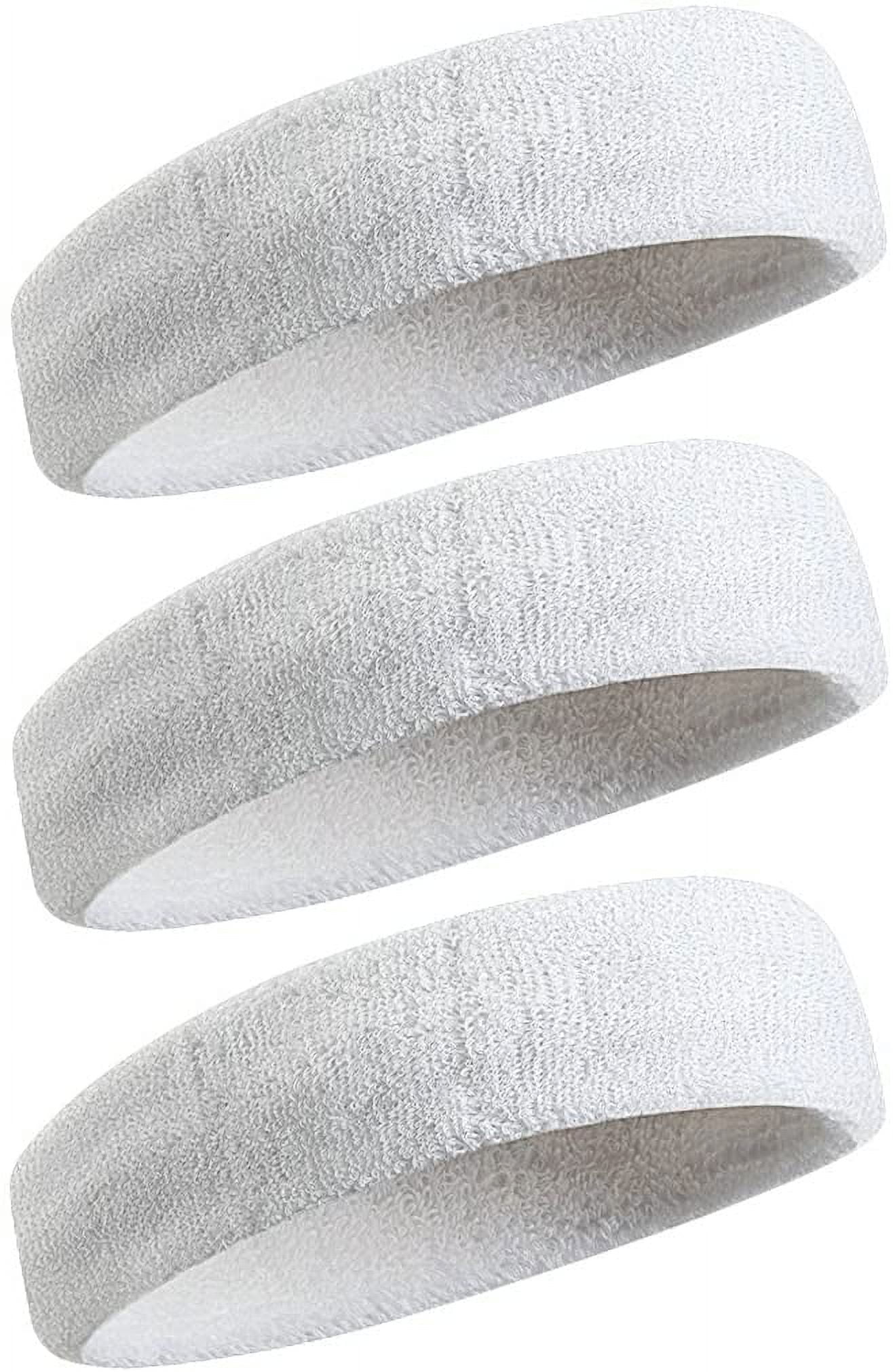 Sweatbands Sports Headband for Men & Women - Moisture Wicking Athletic ...