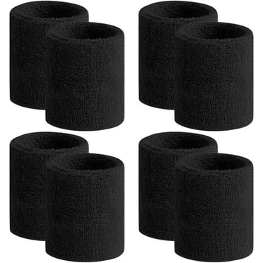 9 Pieces Sweatbands Set, Includes 3 Pieces Sports Headband and 6 Pieces ...