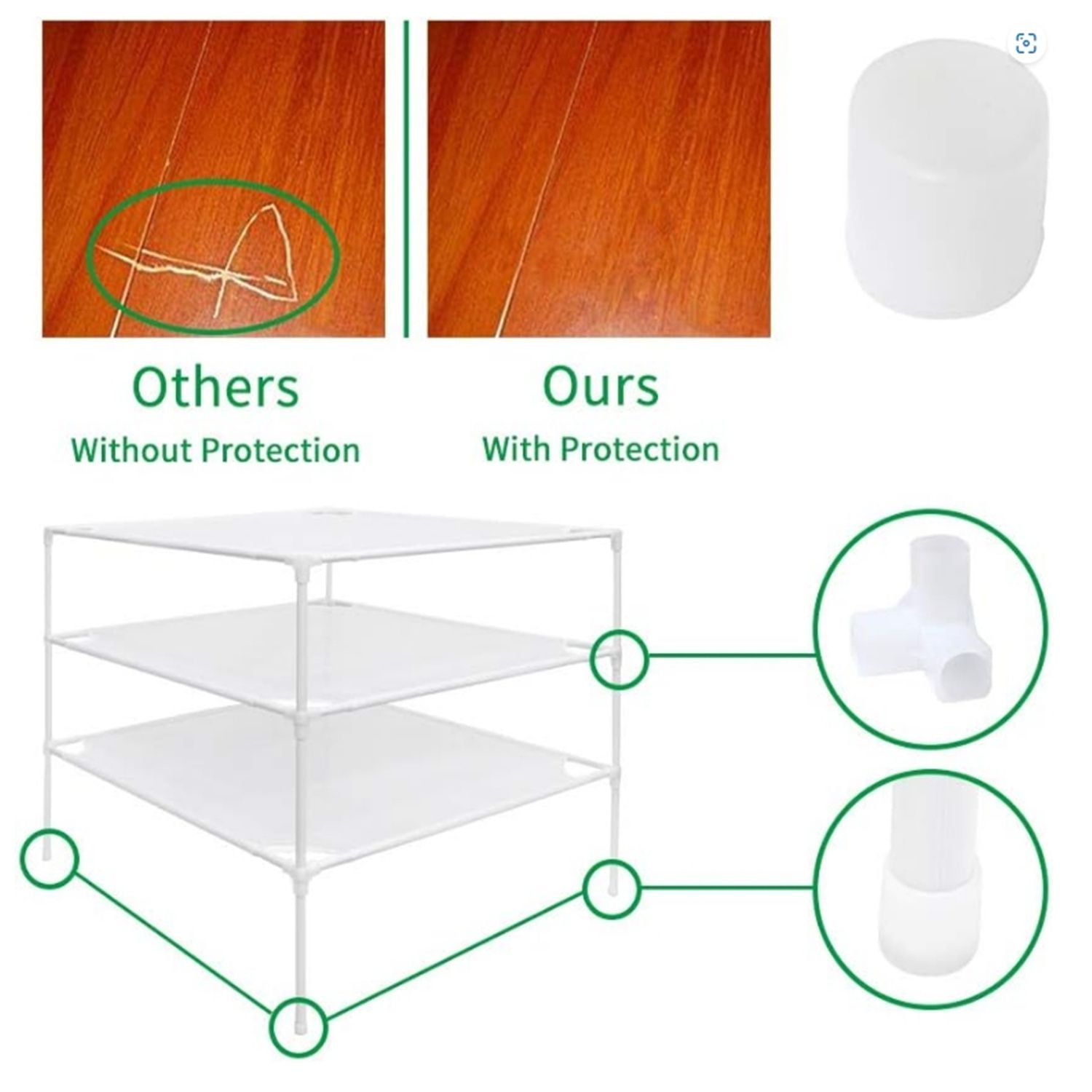 Sweater Drying Rack 6-Layer Stackable Mesh Cloth Dry Dyier,White ...