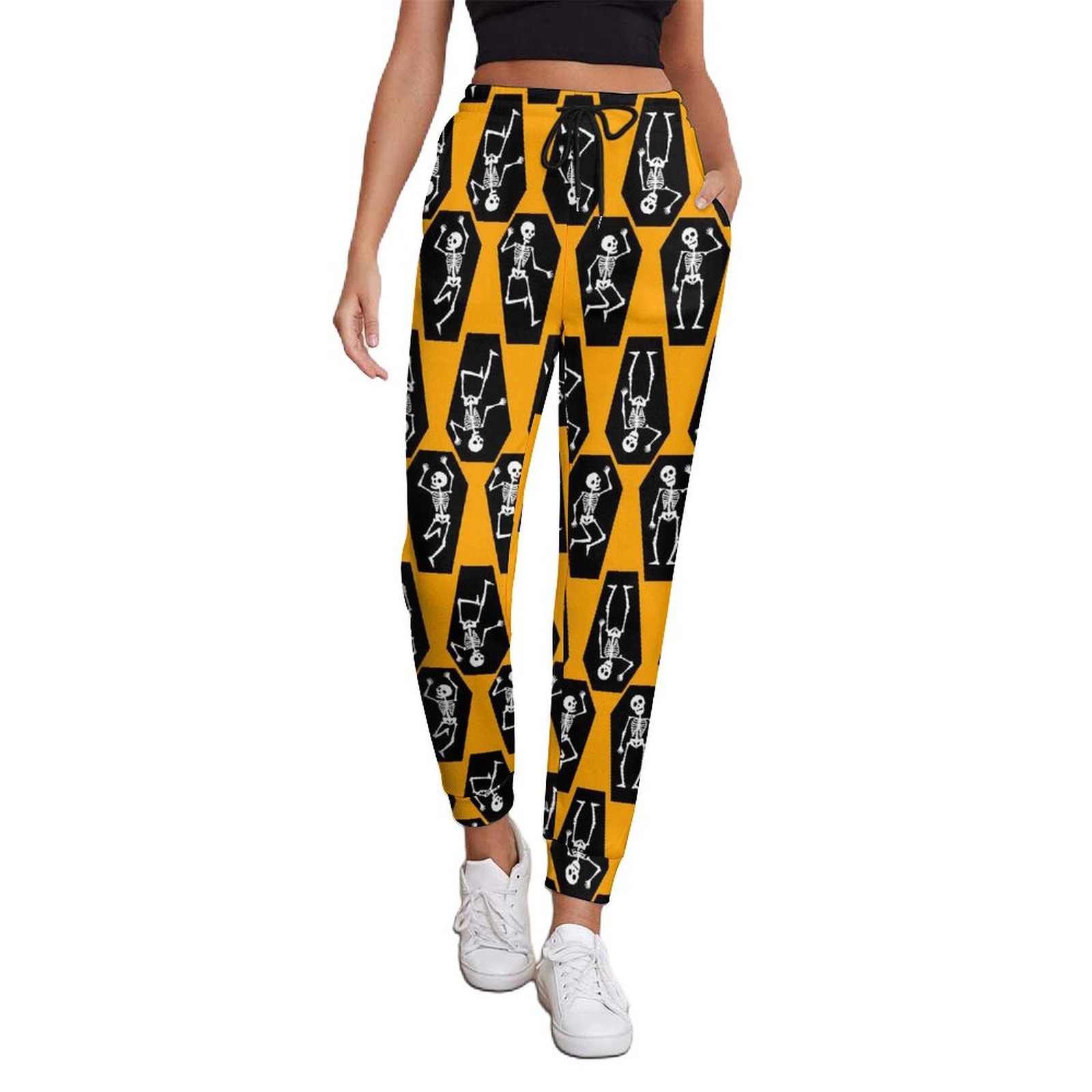 Sweatpants Joggers for Women Skull Halloween Baggy Athletic Pants with ...