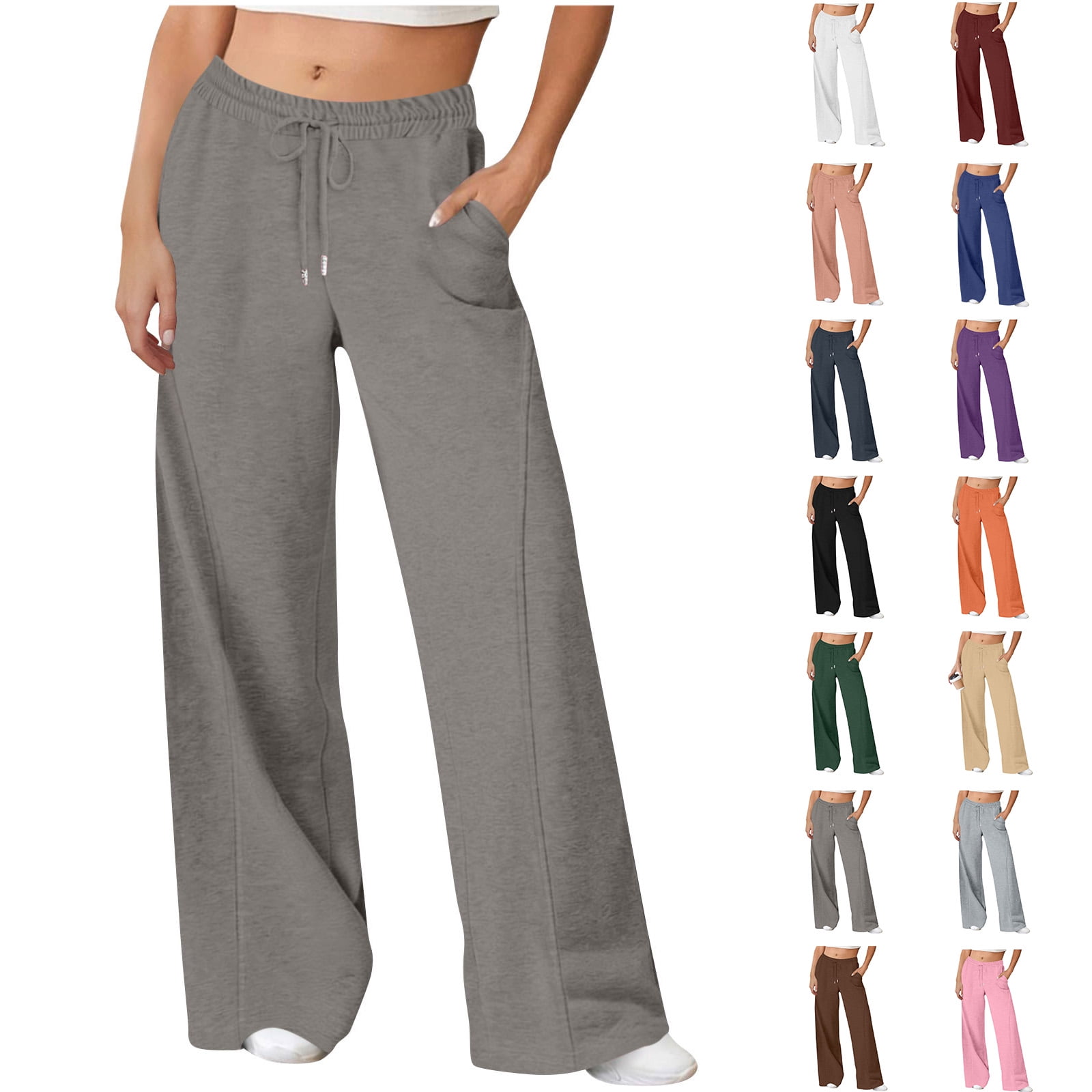 Sweatpants Women Baggy Sweatpants for Women High Waisted Soft Joggers ...