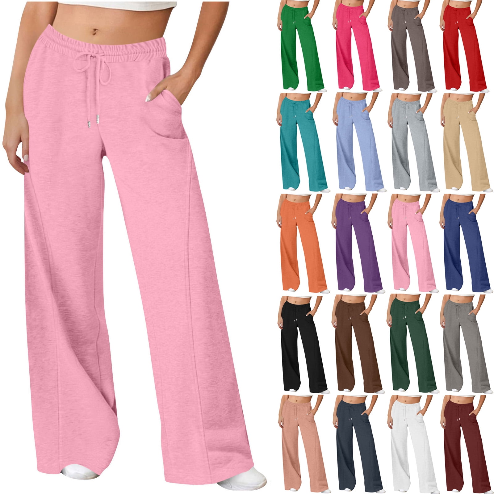 Sweatpants Women Baggy Sweatpants for Women High Waisted Soft Joggers ...