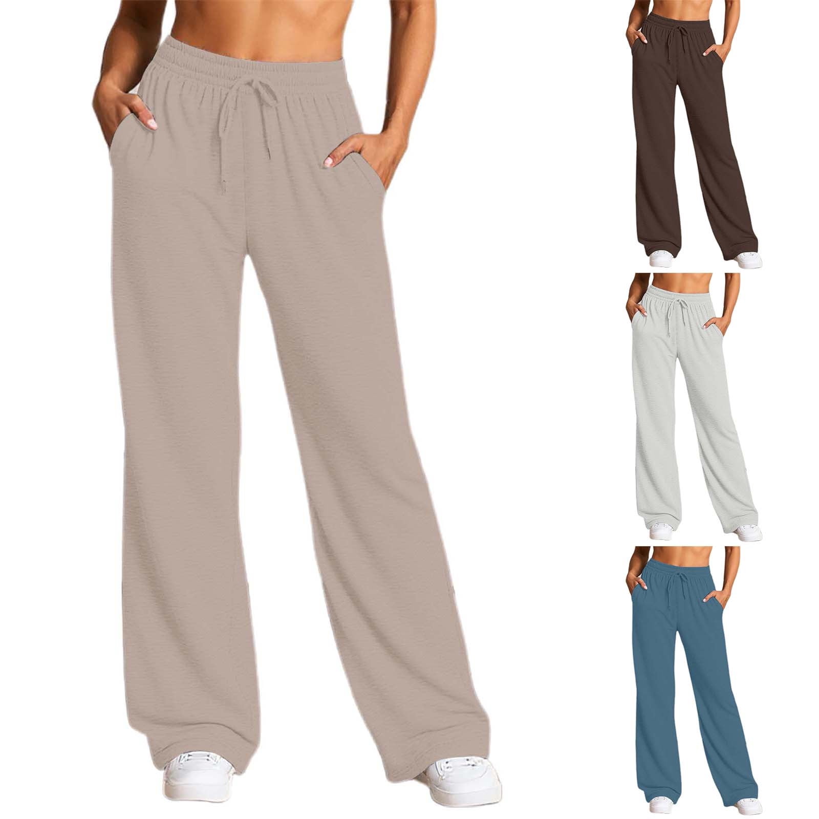 Sweatpants Women Summer Loose Fit Drawstring Relaxed Fit Trousers ...