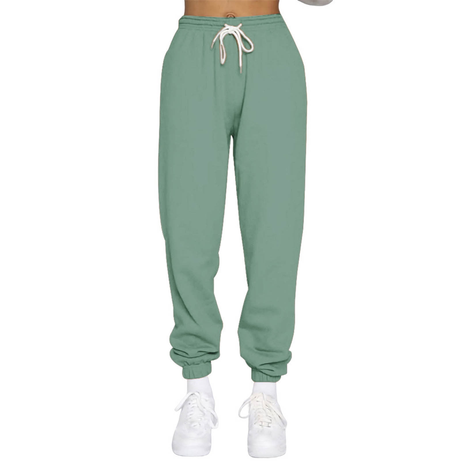 Sweatpants Women Women Trousers Solid Color Sweatpants High Waist Harem ...