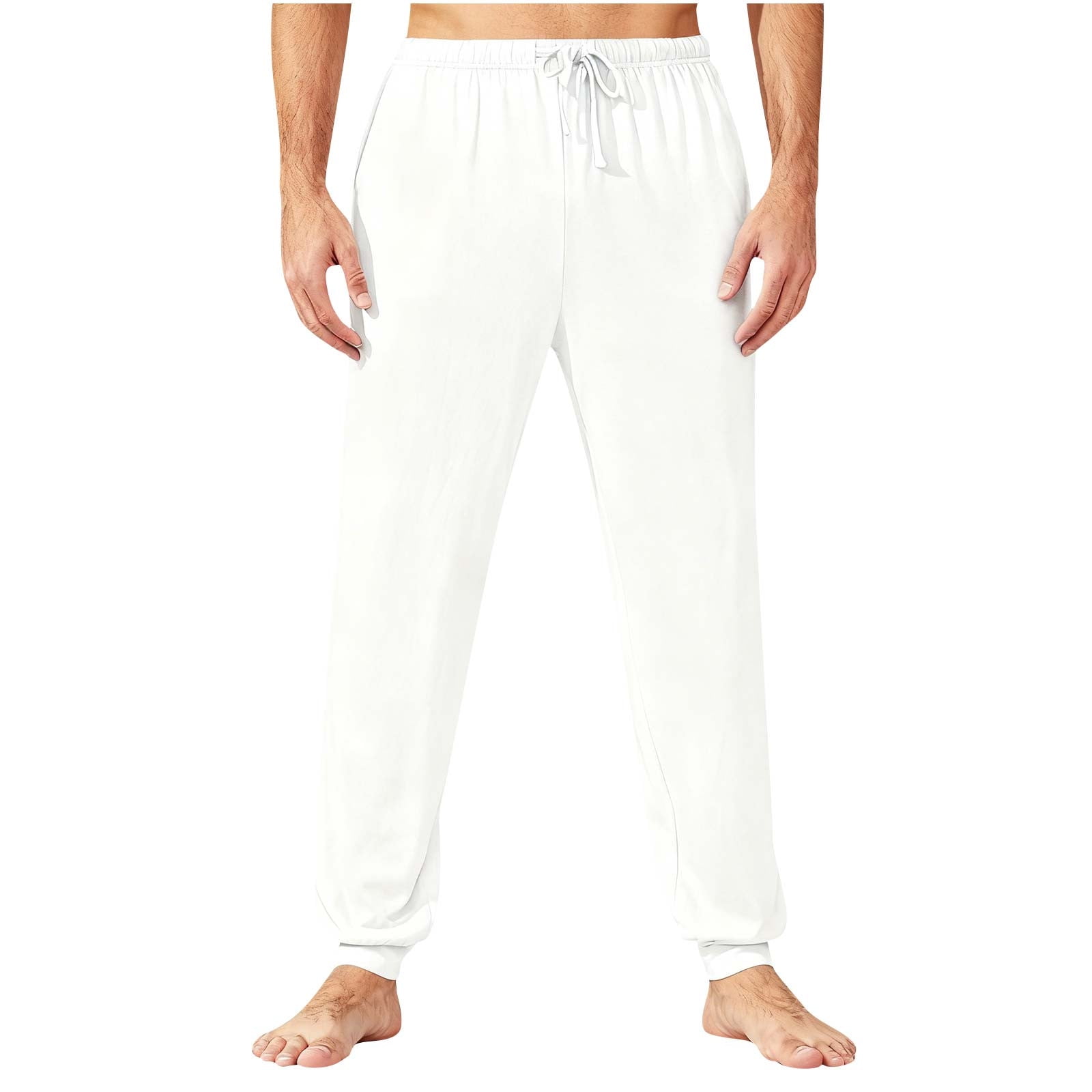 Sweatpants for Men 2026 Summer Fashion Base Solid Color Pocket ...