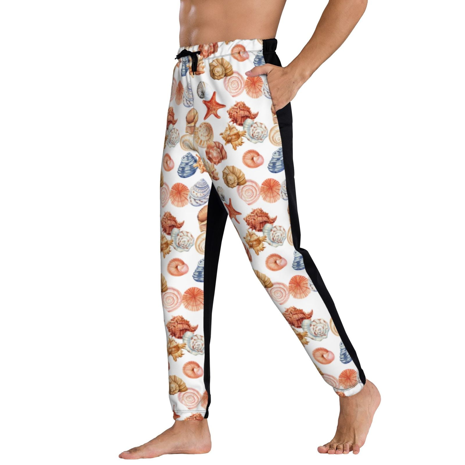 Sweatpants for Men - Conch Shell No.J935 Adjustable Elastic Band Mens ...