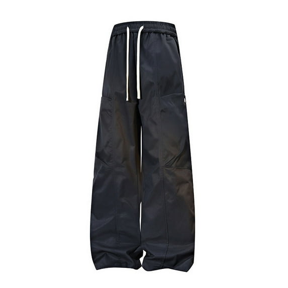 Sweatpants for Men Outdoor Wide Leg Cargo Pants Relaxed Fit Spring Fall ...