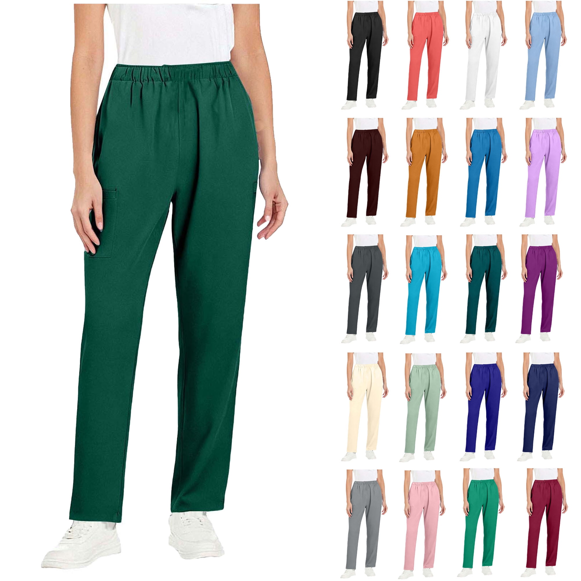 Sweatpants for Women Solid Color Elastic Waist Sports And Leisure Belt ...