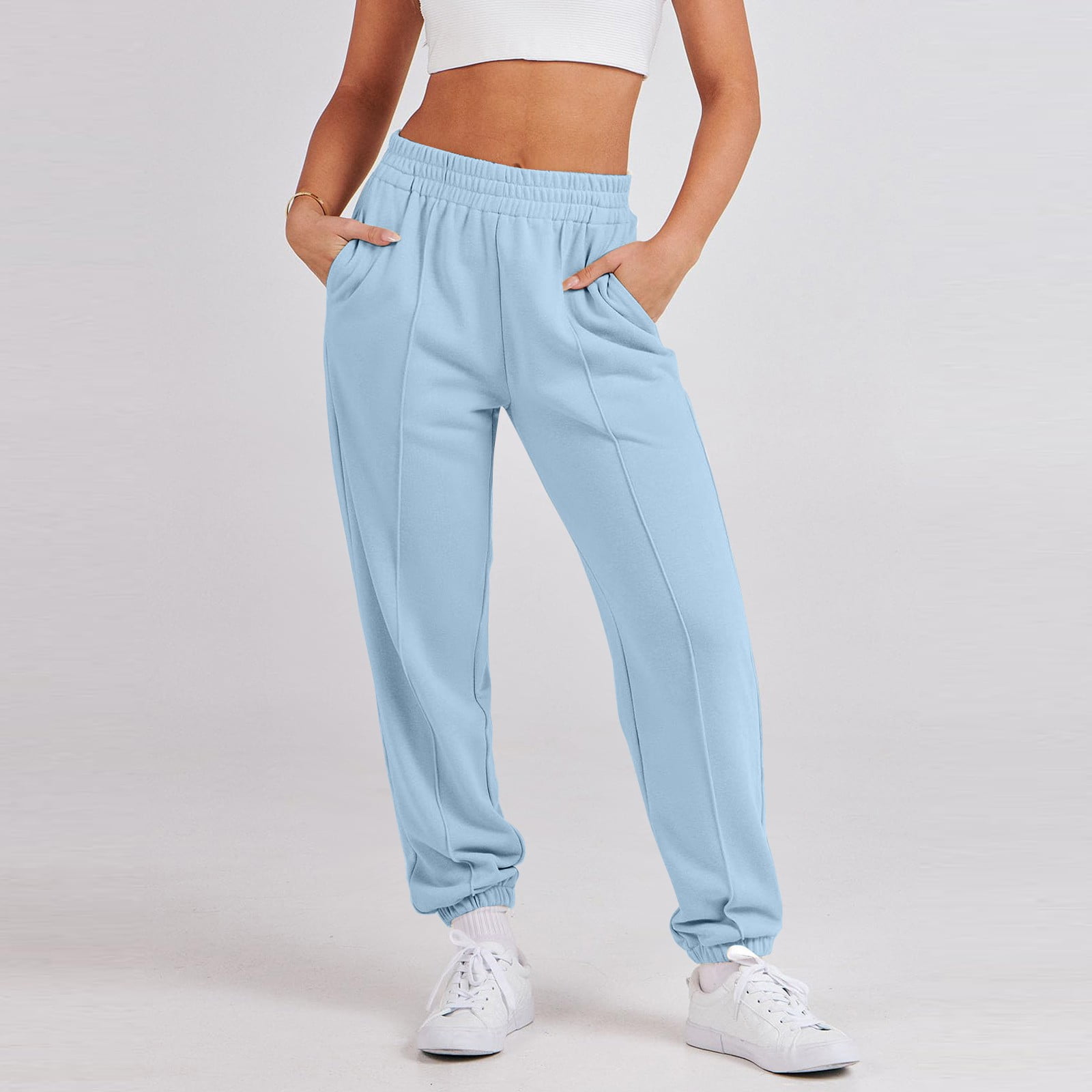 Sweats for Women Clearance Teens Comfortable Joggers Active High ...