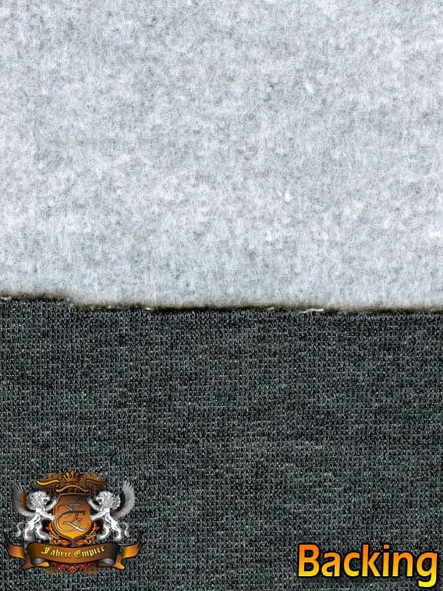 Sweatshirt Cotton Fleece Gray Fabric / 58" Wide / 13.6 OZ Per Yard ...