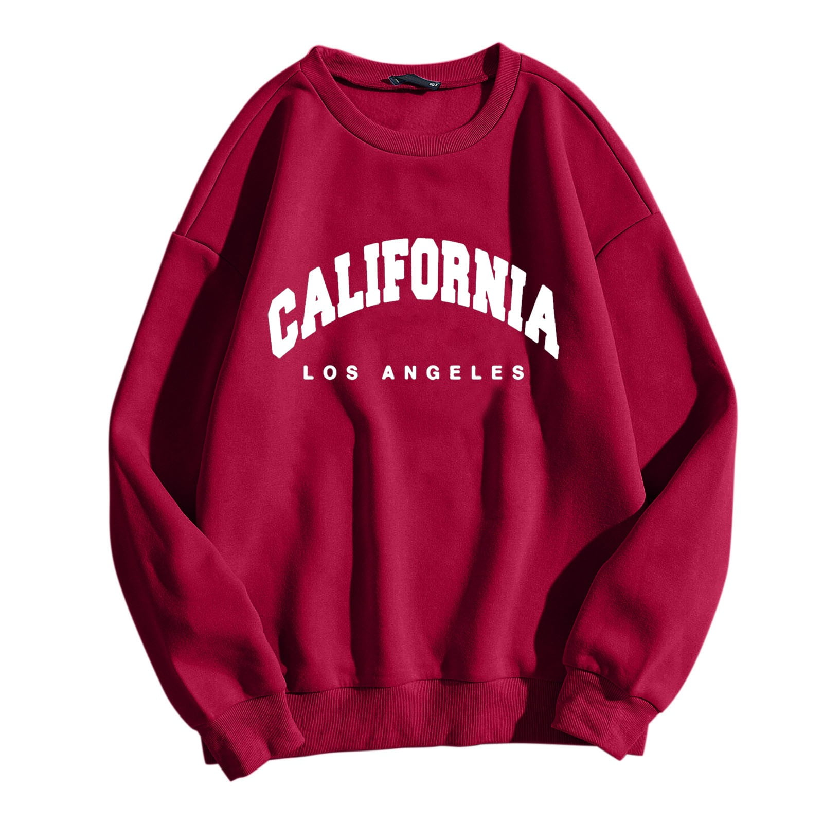 Sweatshirt for Women Loose Fit Casual Long Sleeve Graphic Tee Shirts ...