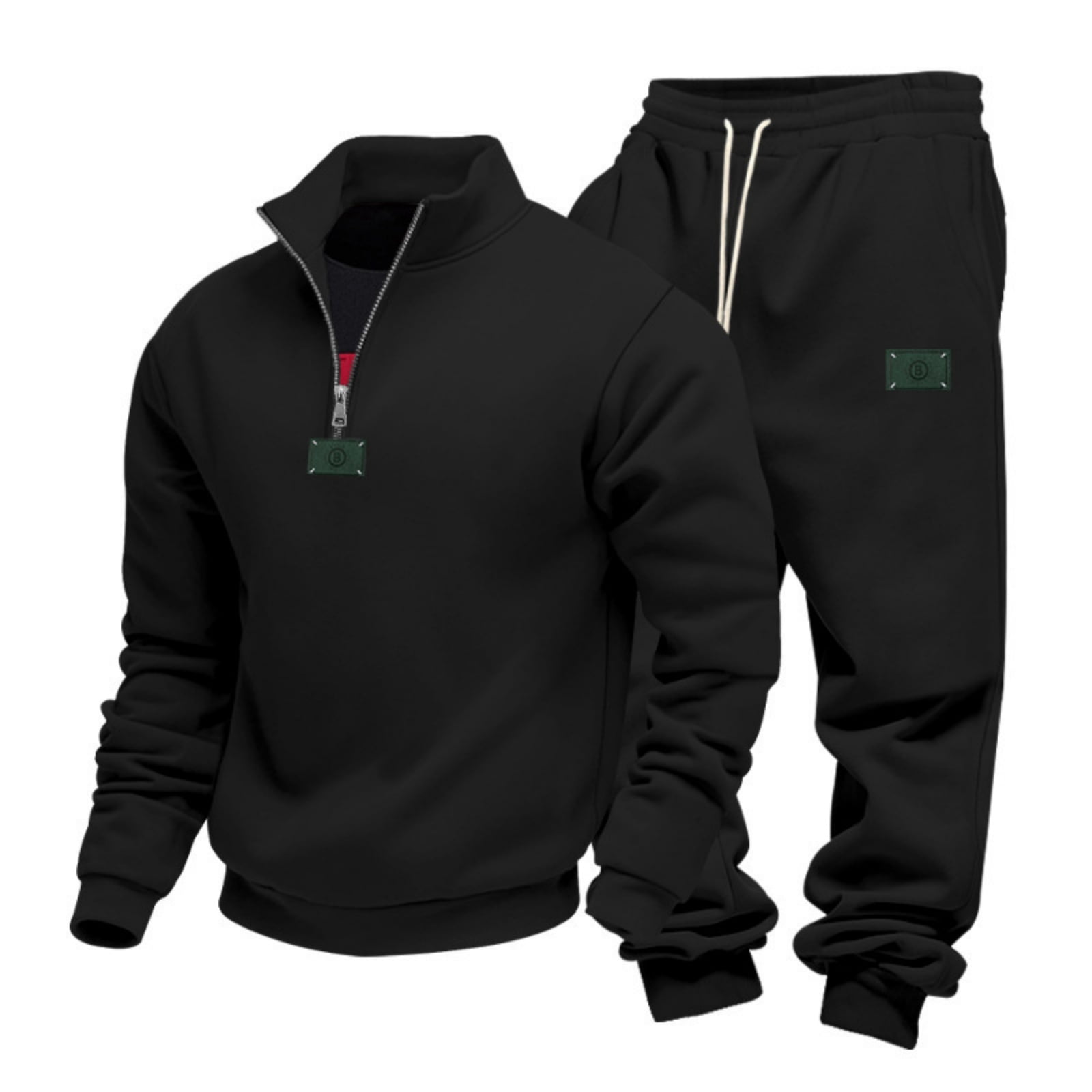 Sweatsuit Casual Winter Long Sleeve Sets Men's Spring Autumn Tracksuit ...