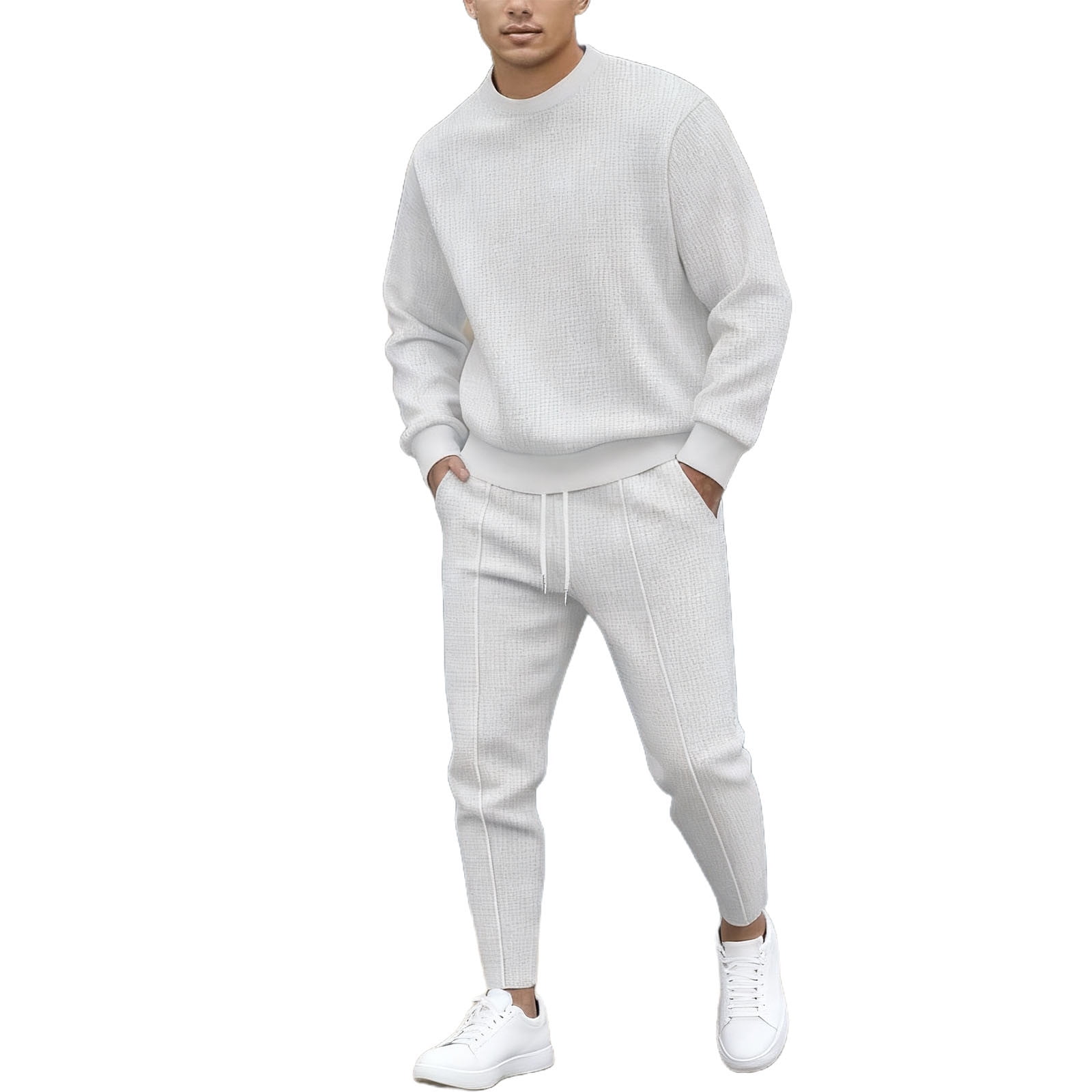 Sweatsuits 2 Piece for Men Casual Sports Long Sleeve Pullover ...