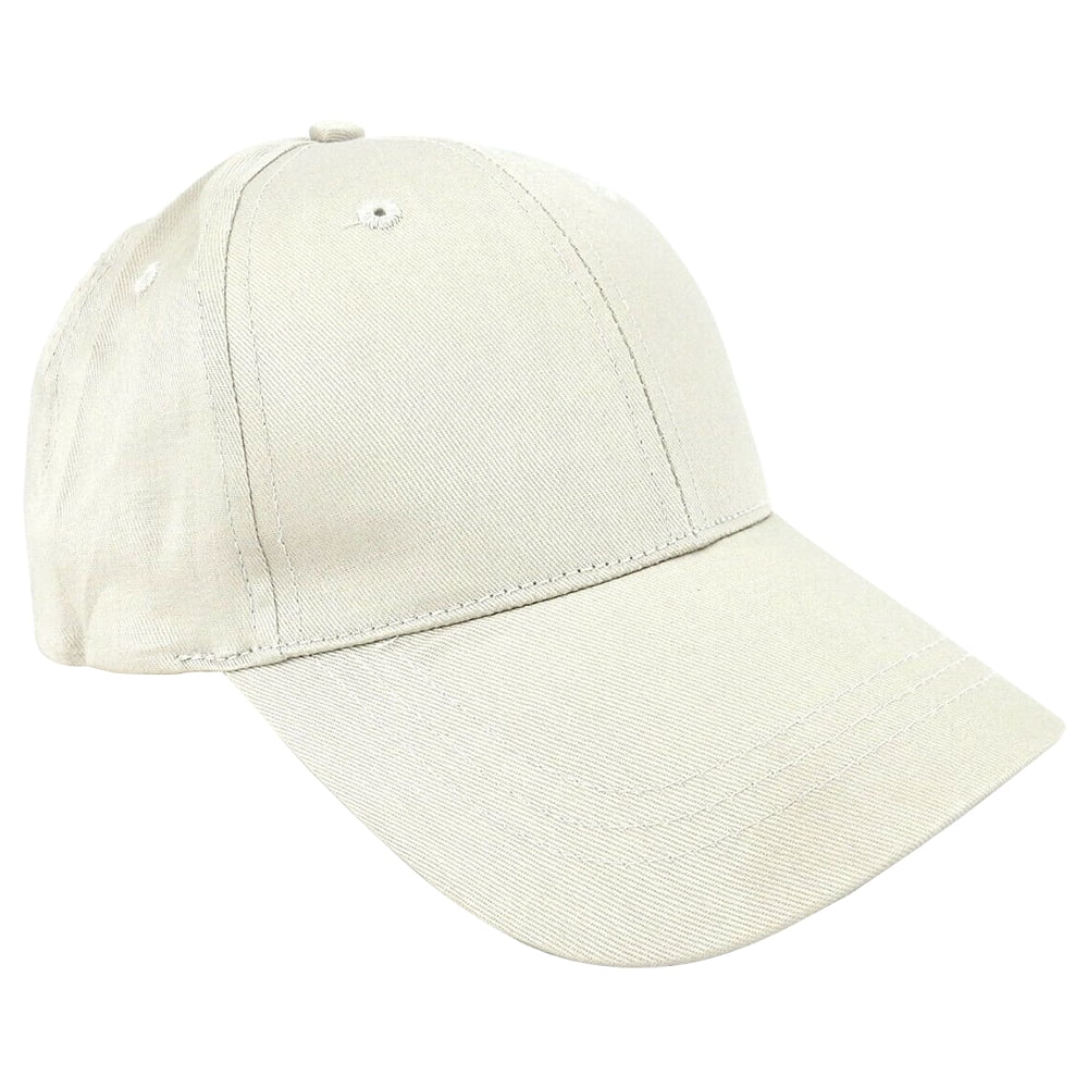 Sweda 6-Panel Ball Cap - 100% Cotton Baseball Fitted Hat, Adjustable ...