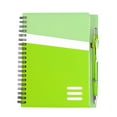 Sweda Edge Hardcover Spiral Notebook, 80 Lined Pages, Slip Pocket, Pen ...